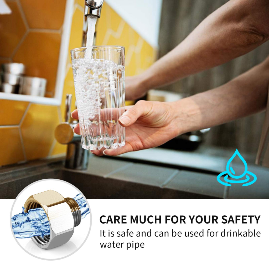 Faucet Hose Adapter, Water Hose Adapter WEWE Hose Fittings Female to ...