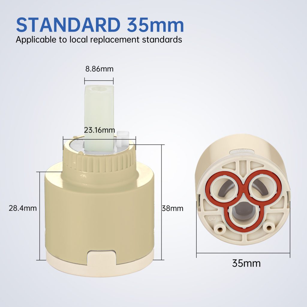 Replacement Faucet Cartridge, 35mm Ceramic Cartridge for WEWE Single ...