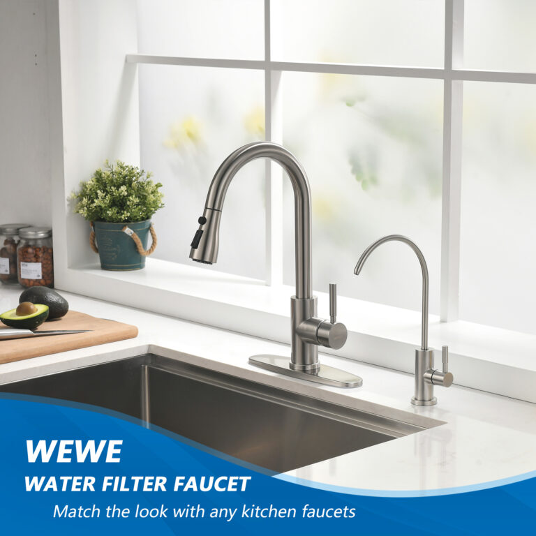 WEWE Drinking Water Faucet for Kitchen Sink, Kitchen Water Filter ...